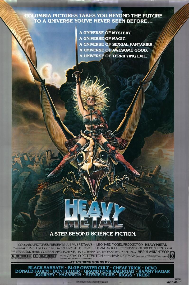Heavy Metal original 1981 vintage one sheet movie poster | EstateSales.org