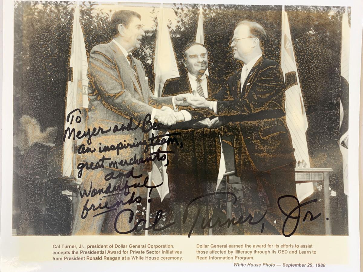 Carl Turner Jr. signed photo | EstateSales.org