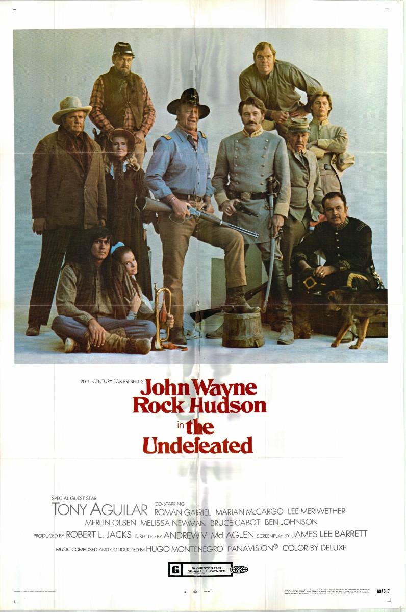The Undefeated original 1969 vintage movie poster | EstateSales.org
