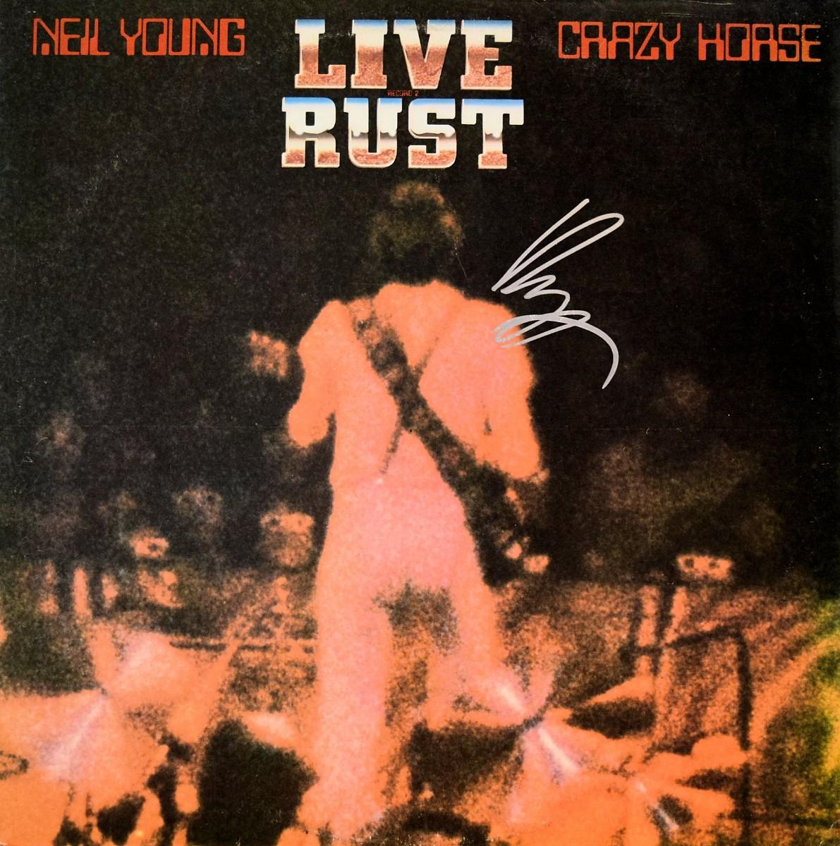 Neil Young signed Live Rust album | EstateSales.org