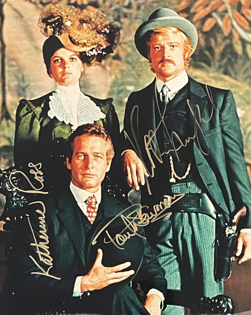 Butch Cassidy and the Sundance Kid cast signed movie photo ...