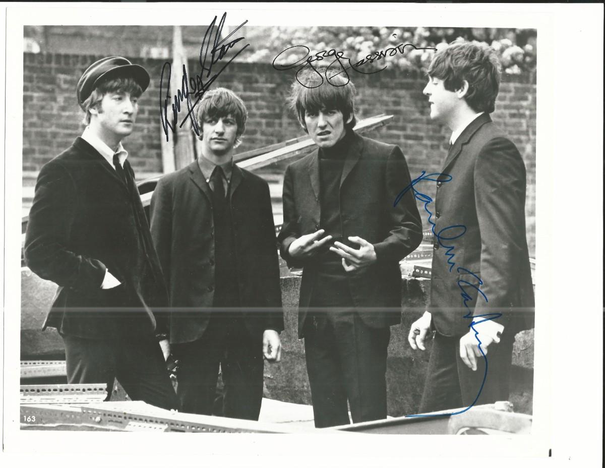 The Beatles rare vintage signed photo | EstateSales.org