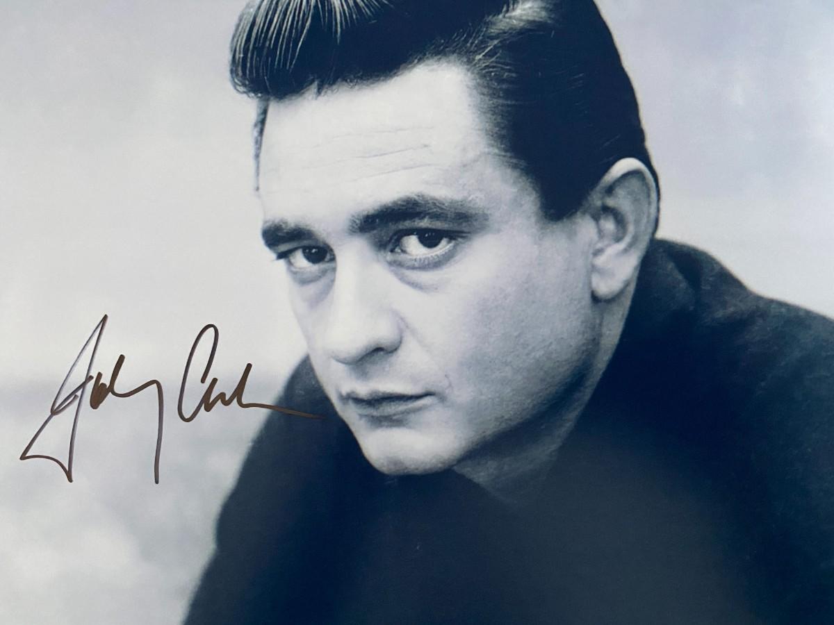 Johnny Cash signed photo | EstateSales.org