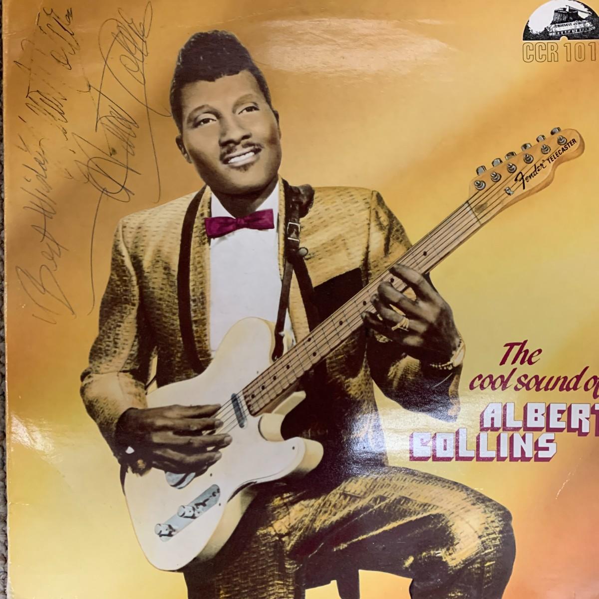 The Cool Sound Of Albert Collins signed album GFA authenticated ...