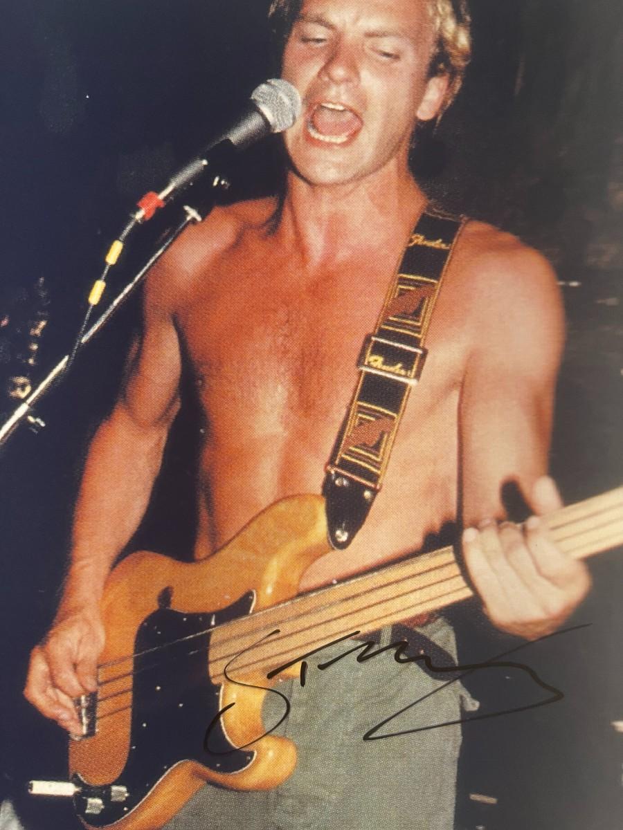 Sting signed photo | EstateSales.org