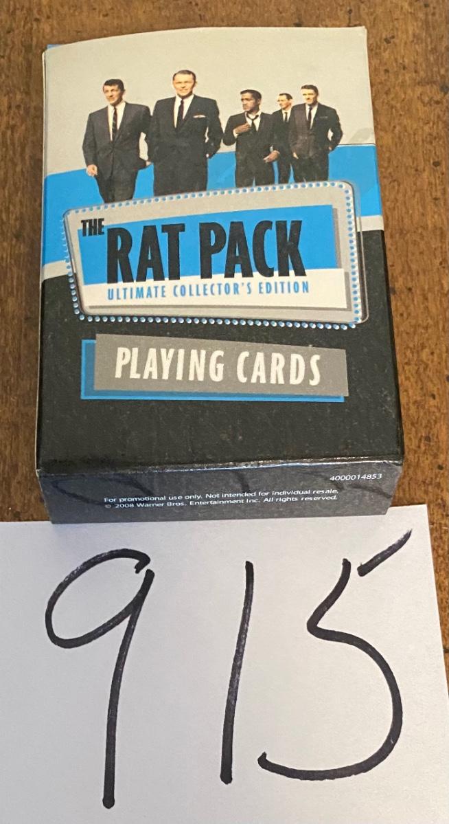 Rat Pack Playing Cards | EstateSales.org