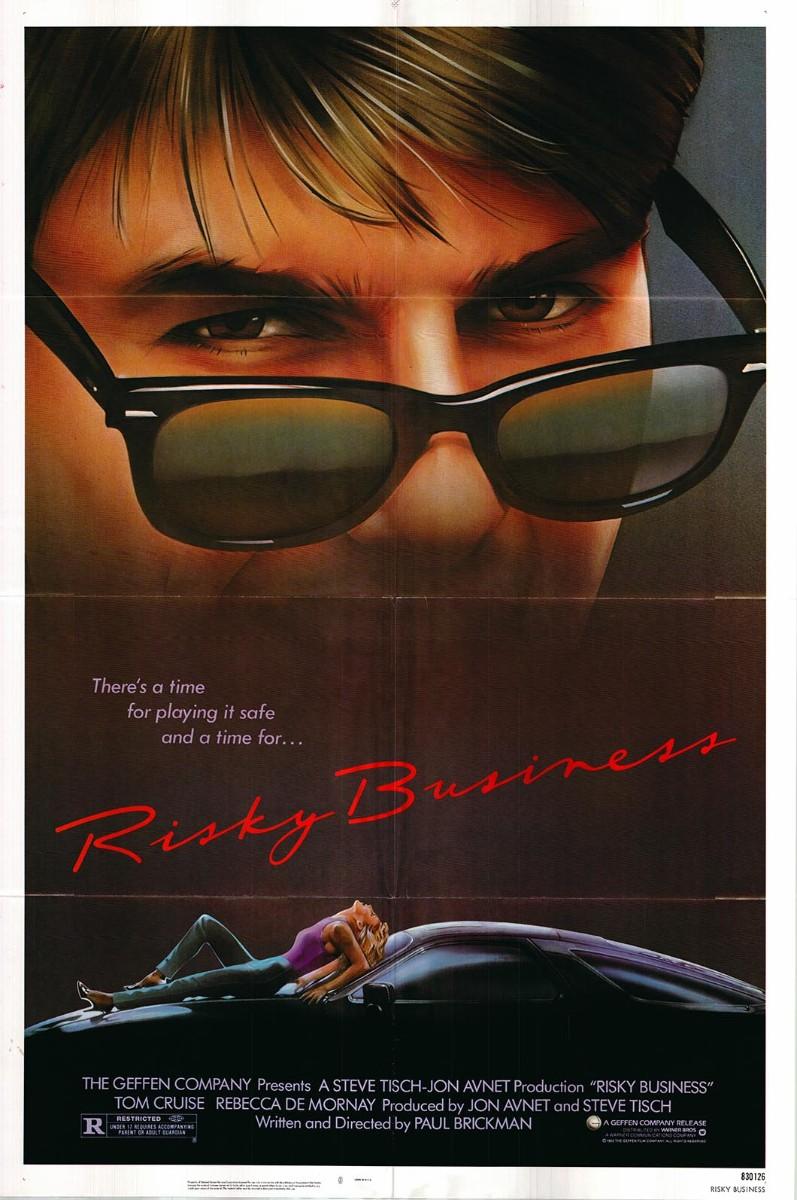 Risky Business original 1983 vintage one sheet movie poster ...