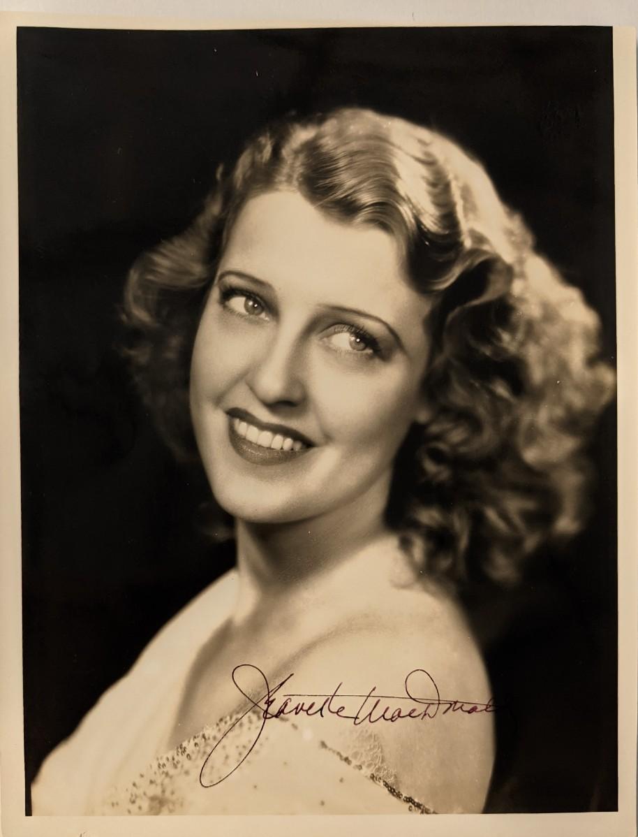 Jeanette MacDonald signed photo | EstateSales.org