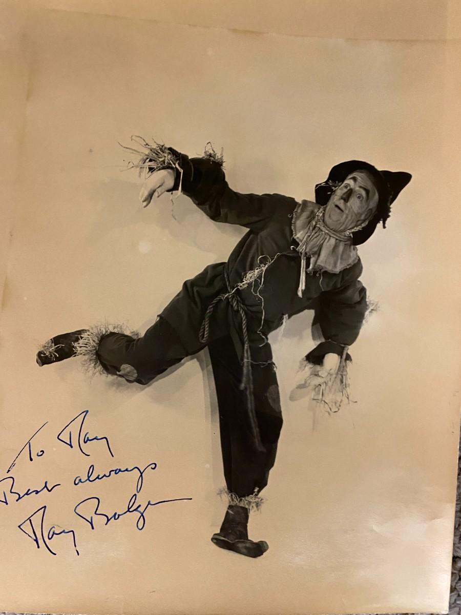 Ray Bolger Wizard of Oz signed photo | EstateSales.org