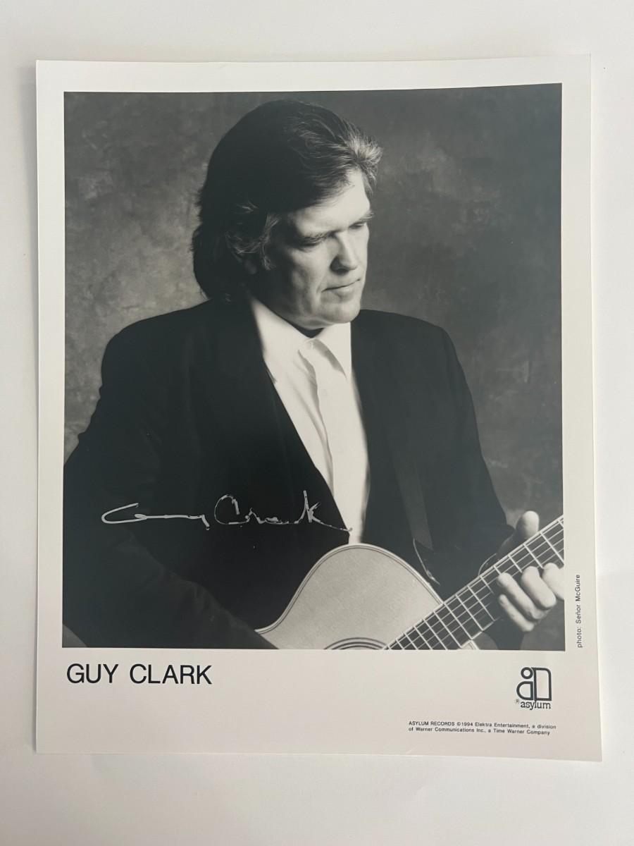 Guy Clark signed photo | EstateSales.org