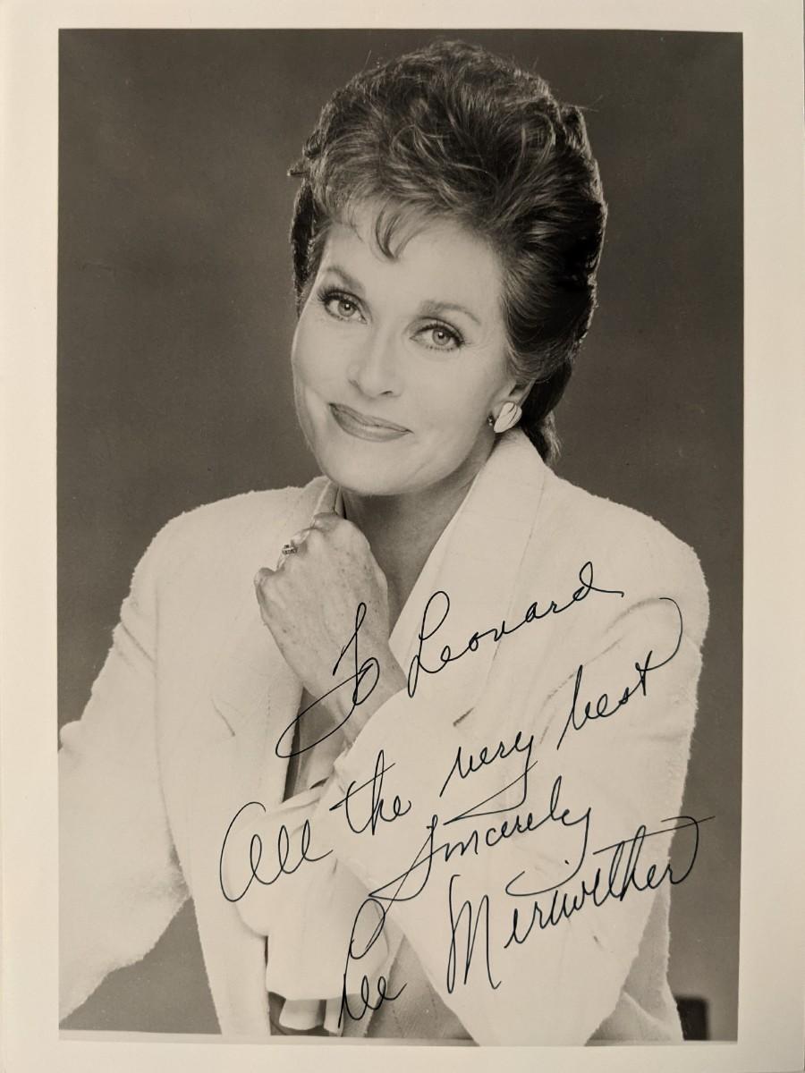Lee Meriwether Signed Photo
