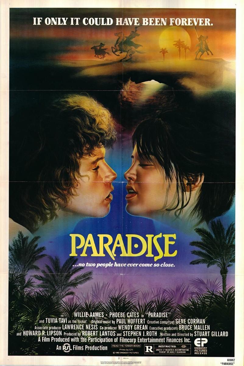 Paradise original 1982 vintage one sheet movie poster | EstateSales.org