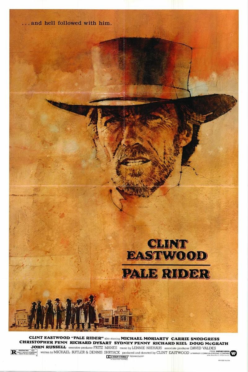 Pale Rider original 1985 vintage one sheet movie poster | EstateSales.org