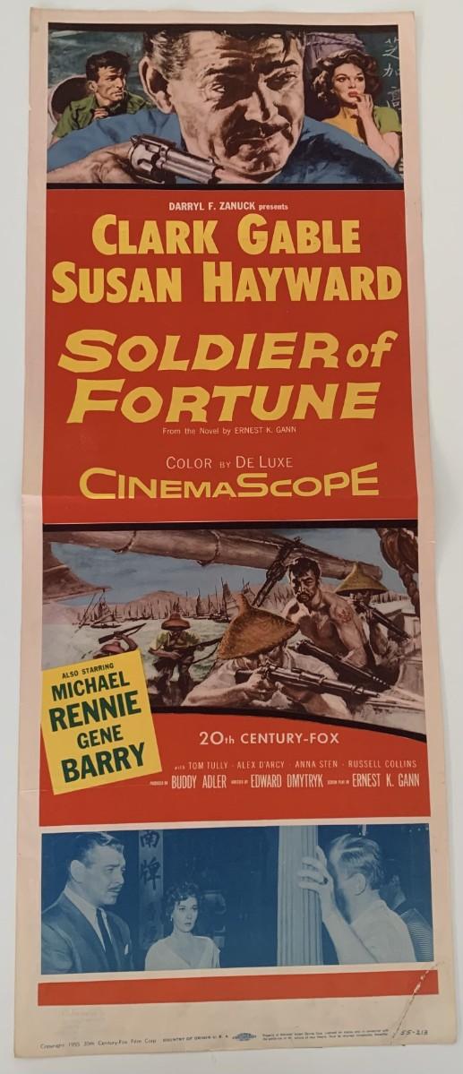 Soldier of Fortune vintage movie poster | EstateSales.org