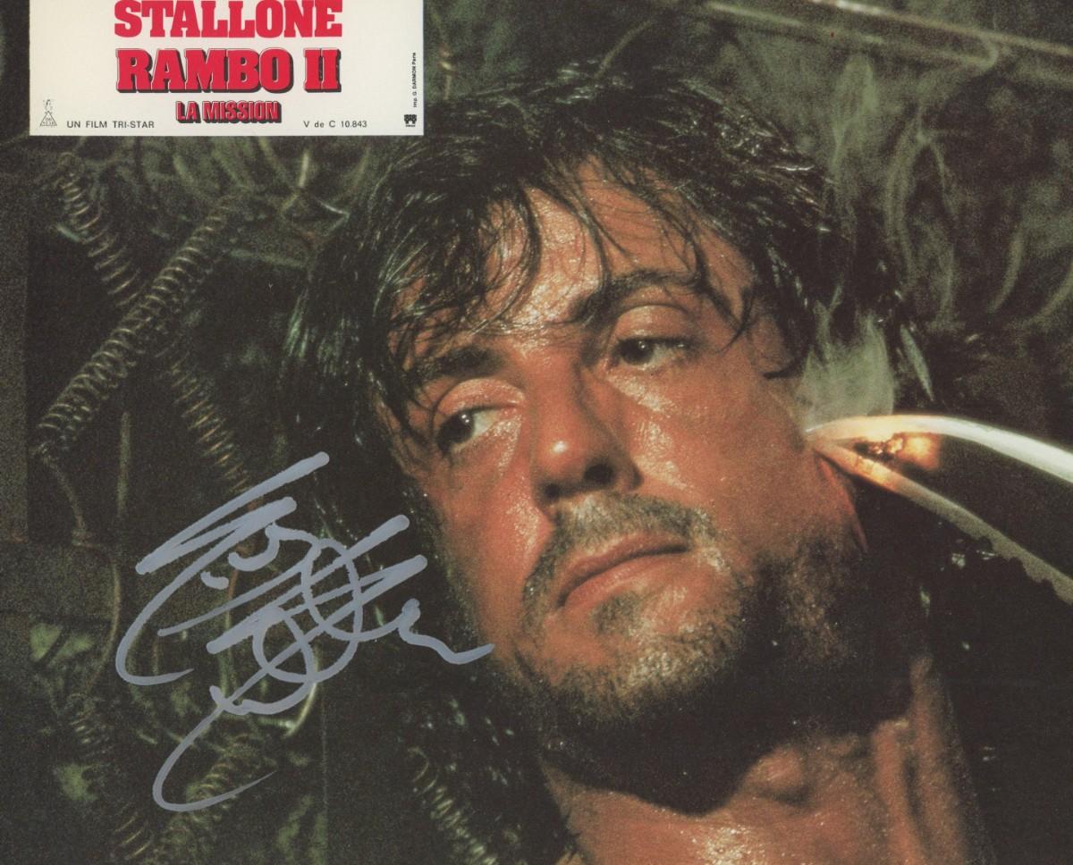 Rambo: First Blood Part II signed movie photo | EstateSales.org