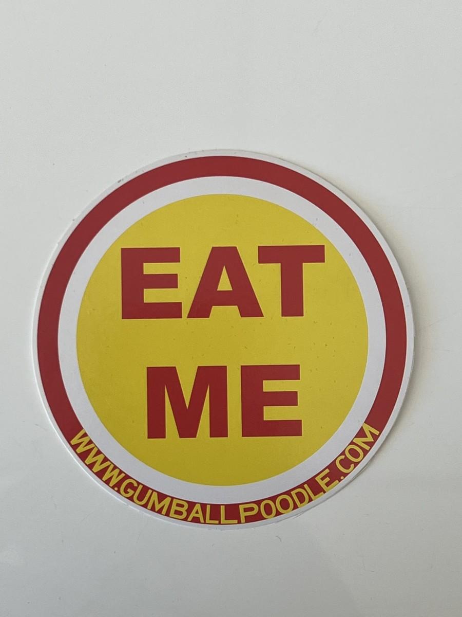 Gumball Eat Me sticker | EstateSales.org