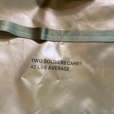 LOT 109C: Military 2-Person Carry Bags, Field Pack & More | EstateSales.org
