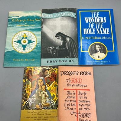 Vintage Lot of Pocket Prayer Religious Books & Informational Pamphlets ...