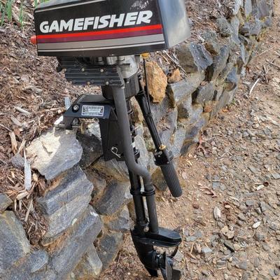 Sears Gamefisher 3HP Outboard Motor (OBR-DW) | EstateSales.org