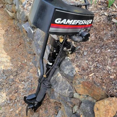 Sears Gamefisher 3HP Outboard Motor (OBR-DW) | EstateSales.org