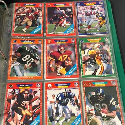 LOT 26: Binder of NFL Football Cards | EstateSales.org