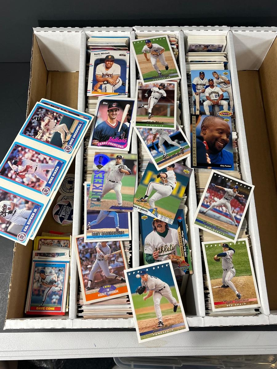 Lot 30: Big Box Of Mlb Baseball Cards