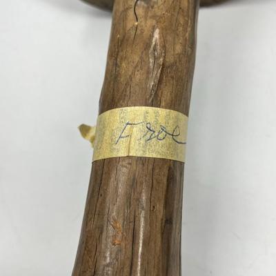 Antique Froe Club Crude Wooden Mallet Carpenter Tool | EstateSales.org