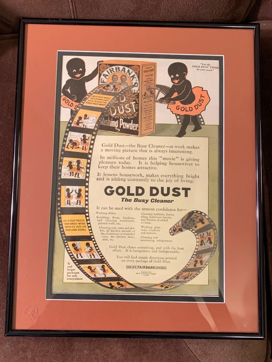 Gold Dust Twins Washing Powder Ad | EstateSales.org
