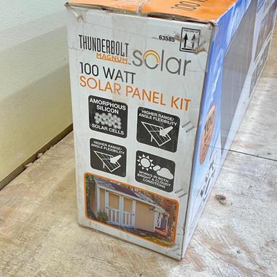 THUNDERBOLT MAGNUM ~ 100 Watt Solar Panel Kit ~ NIB | EstateSales.org