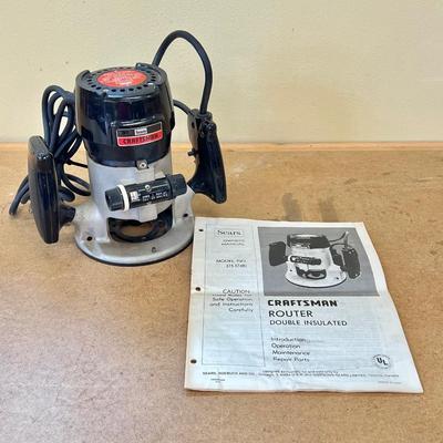 SEARS ~ Craftsman ~ Router | EstateSales.org