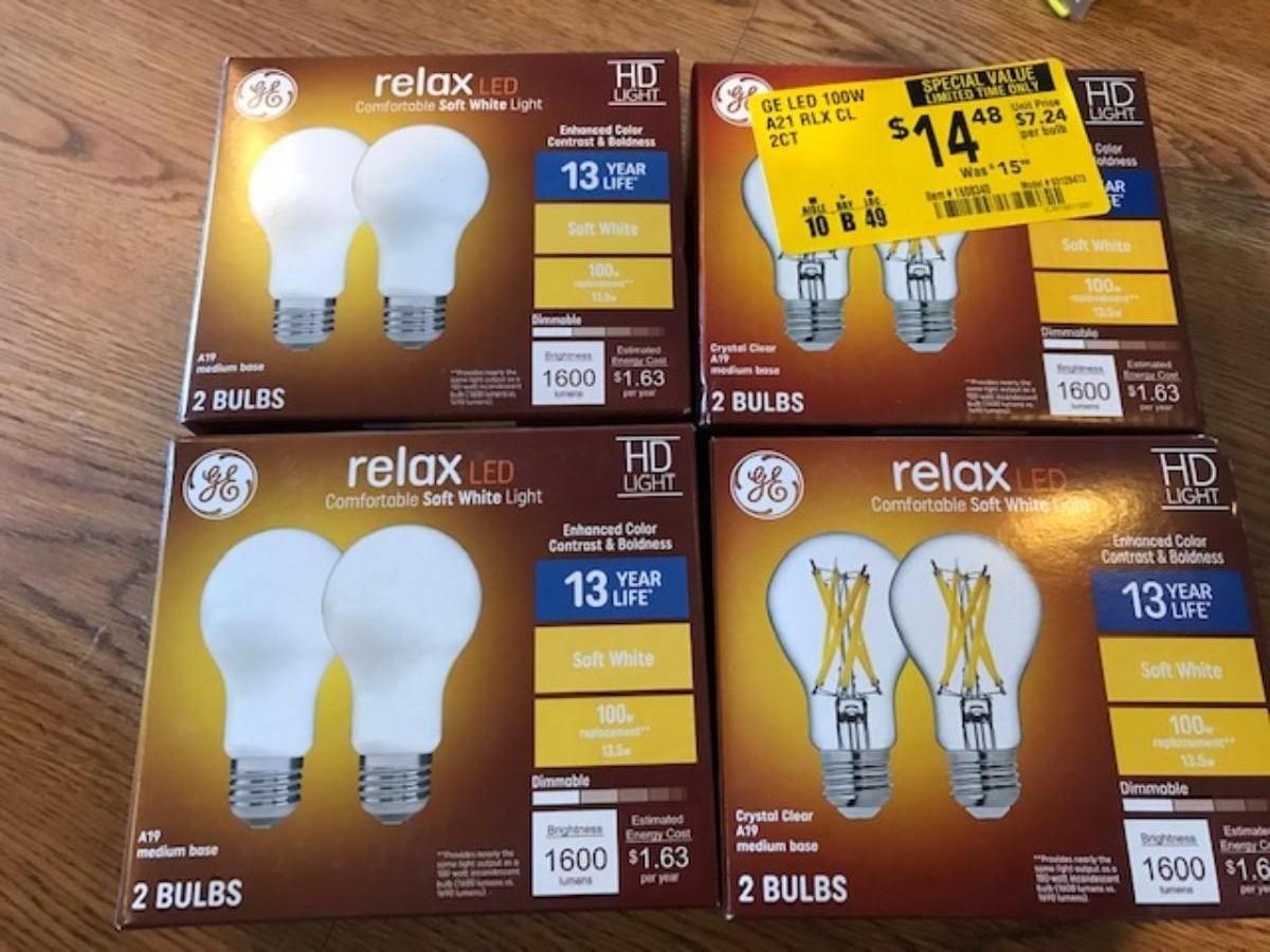 4 packs of new bulbs | EstateSales.org