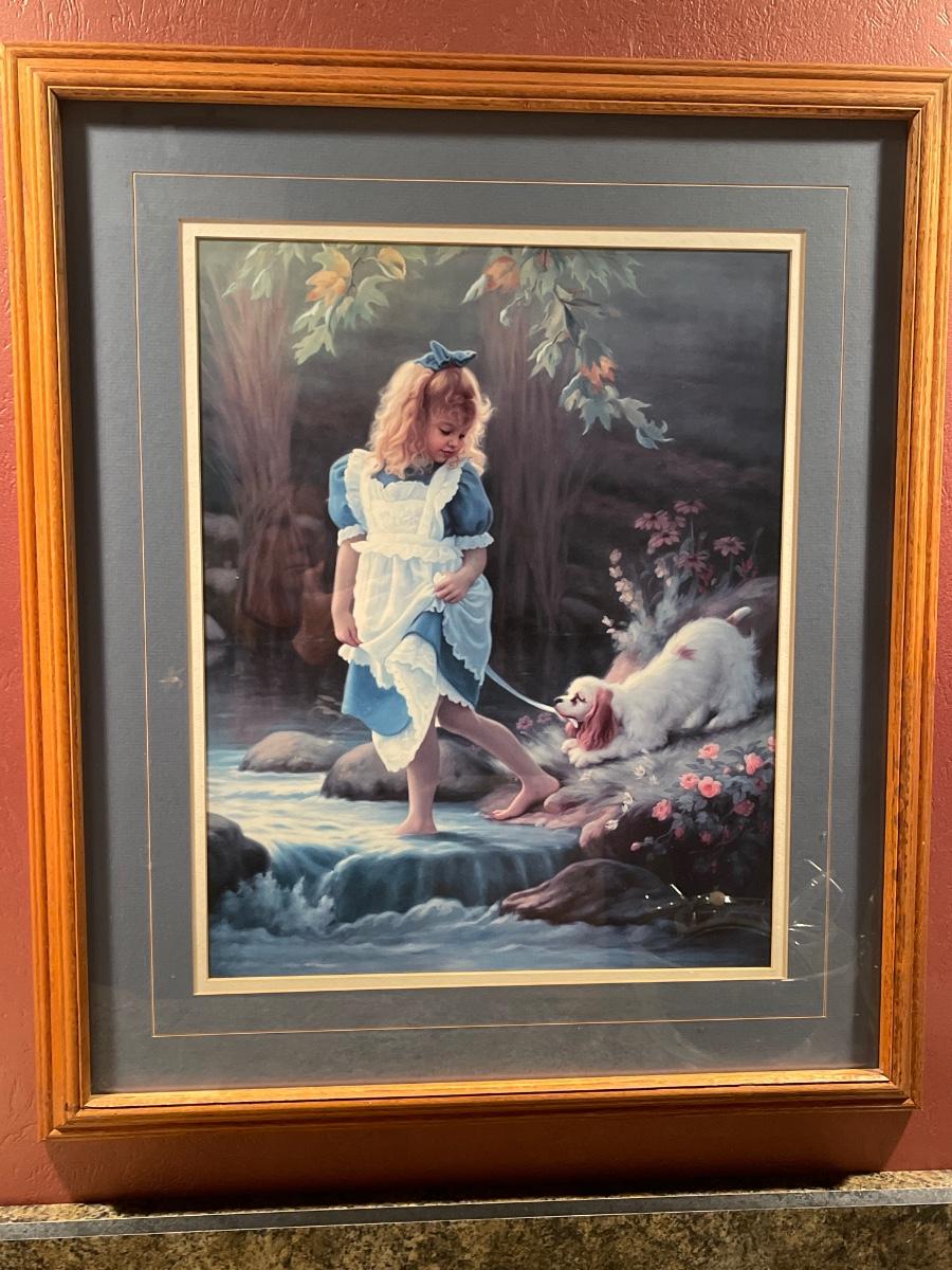 Framed Art Apron Strings | EstateSales.org