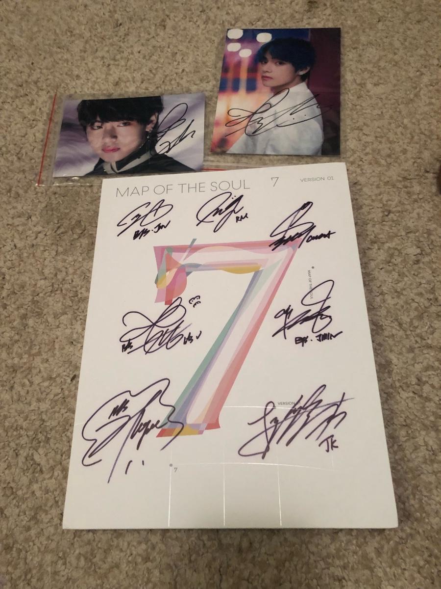 Map of The Soul 7 K-pop Signed Autograph band | EstateSales.org