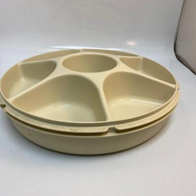 Retro Vintage Tupperware Appetizer Fruit Vegetable Tray Set ...