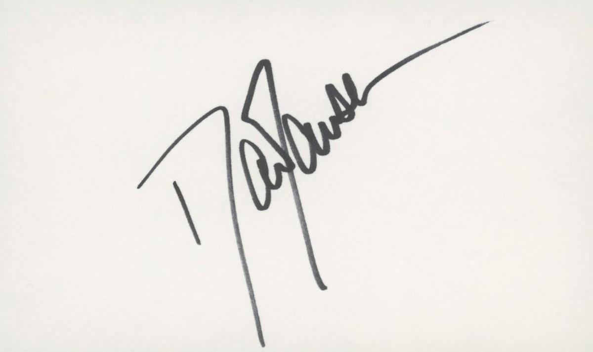 Olympian Dan Jansen signature cut | EstateSales.org