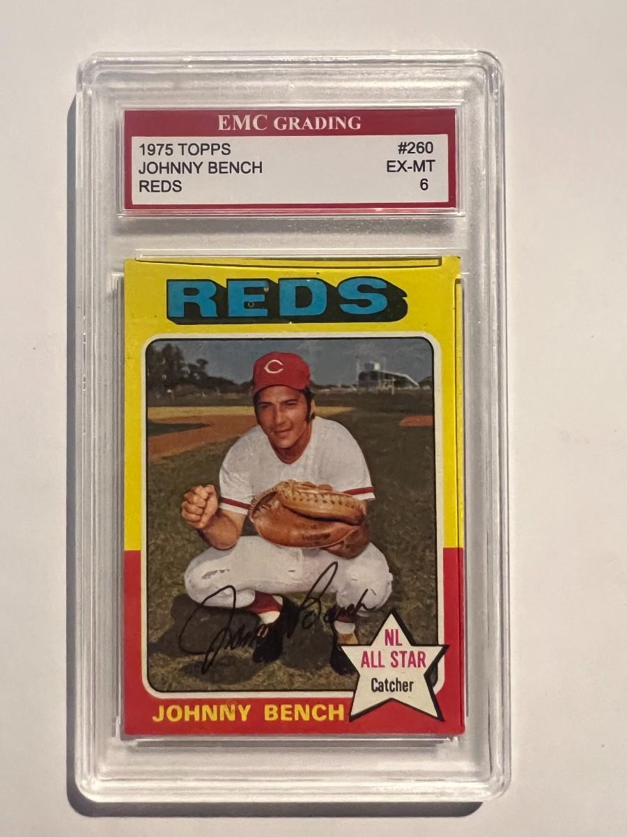 1975 Topps Johnny Bench baseball card | EstateSales.org
