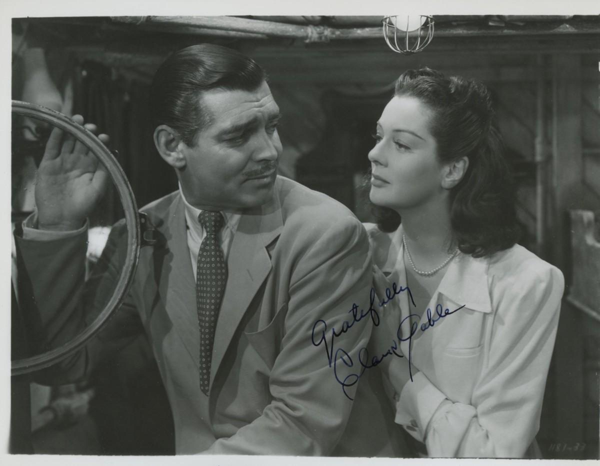 Clark Gable signed photo | EstateSales.org