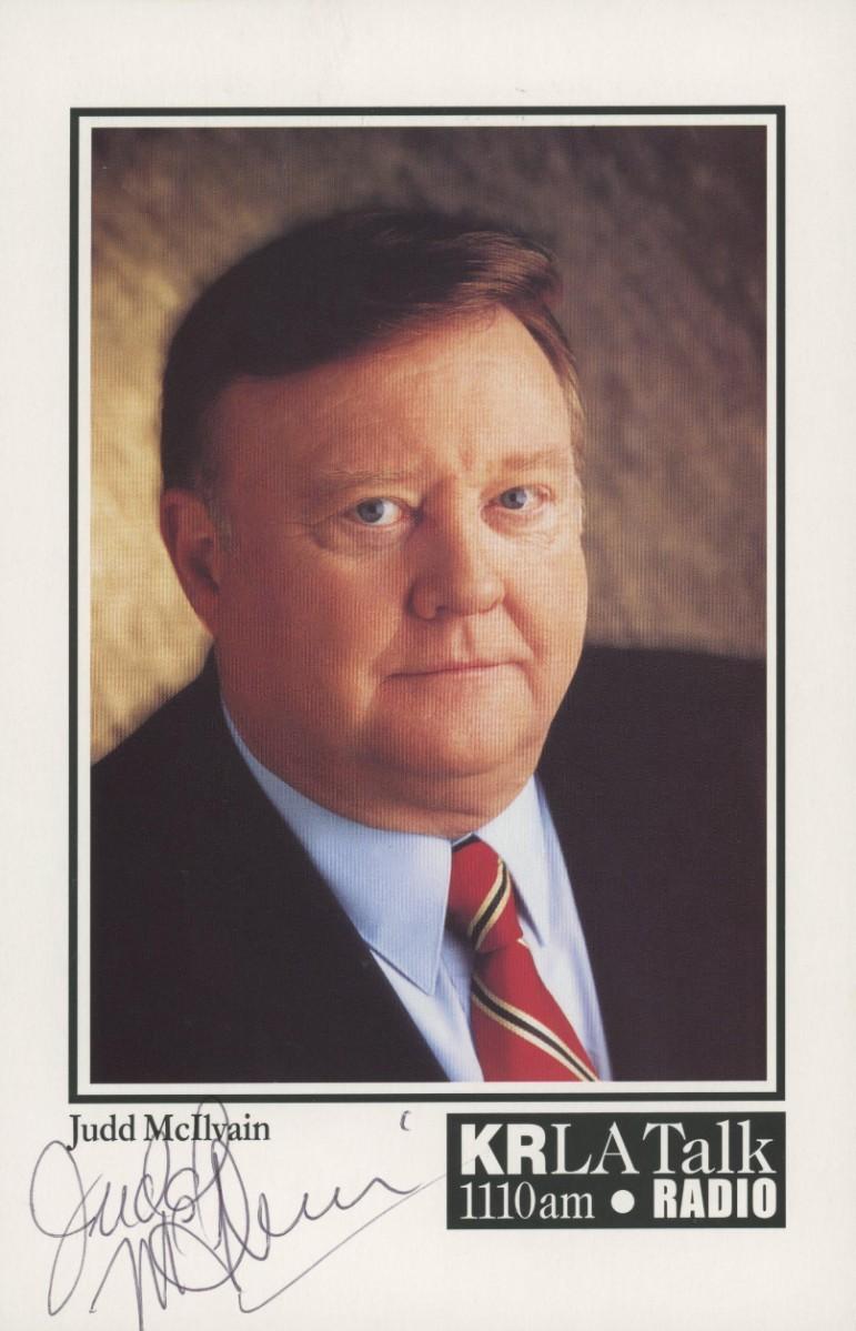 Judd McIlvain signed program | EstateSales.org