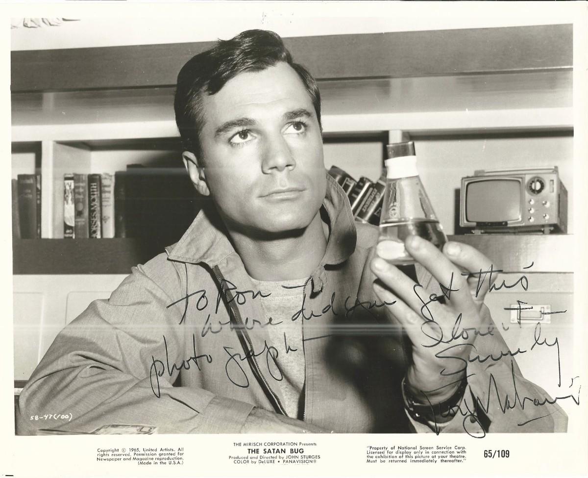 The Satan Bug George Maharis signed photo | EstateSales.org