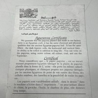 Delta Papyrus Factory Egypt Reproduction Papyrus Scroll Art with ...