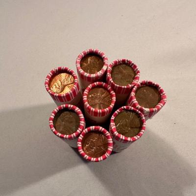 8 ROLLS OF PENNIES OF VARIOUS YEARS | EstateSales.org