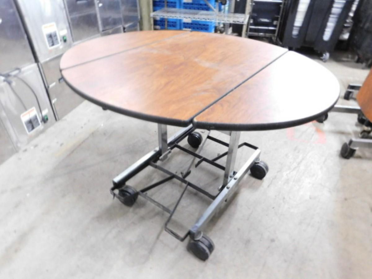Set of 3 Sico Brand Commercial Folding Room Service Tables ...
