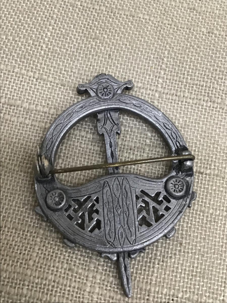 Vintage Sol d'Or Brooch Celtic Collection Silver Tone Multicolor ...