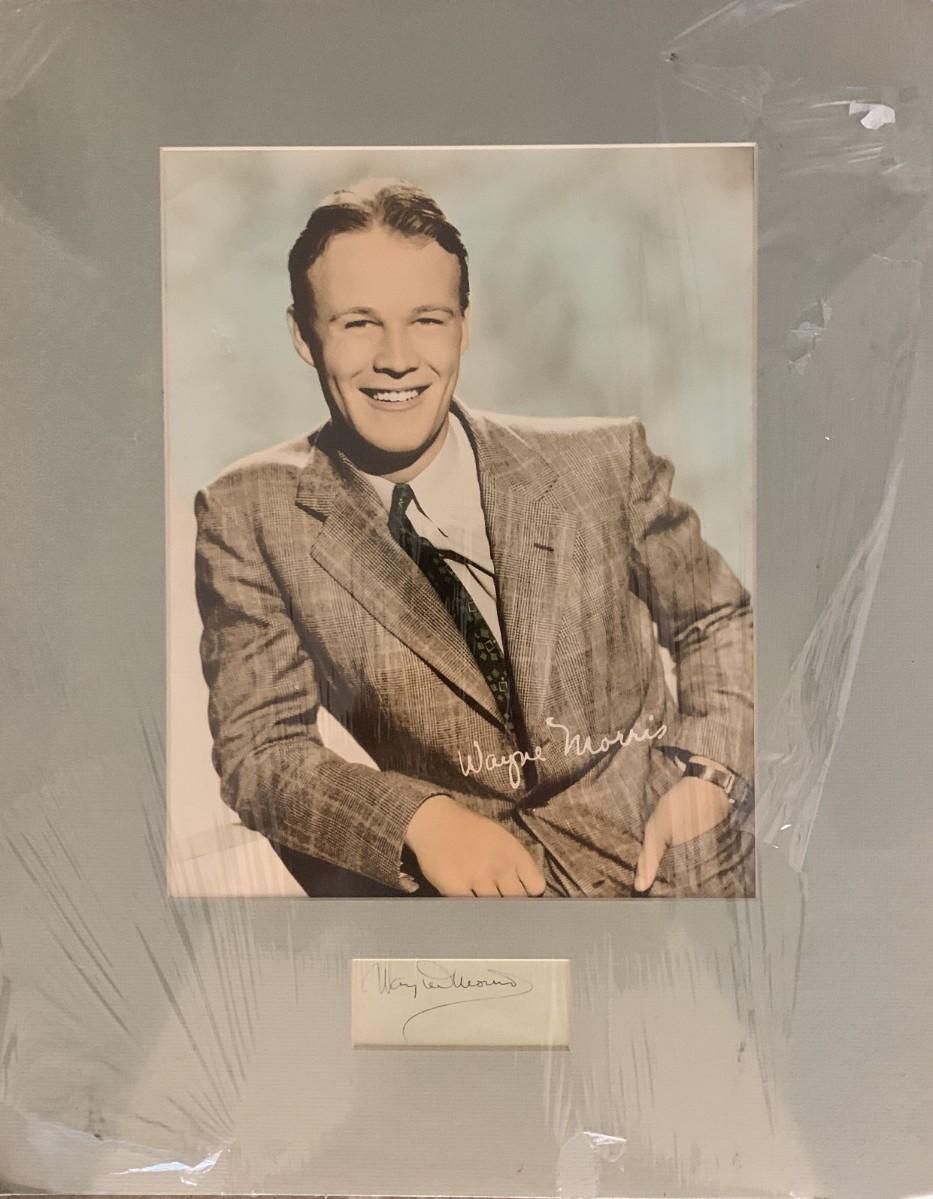 Paths of Glory Wayne Morris original signature | EstateSales.org