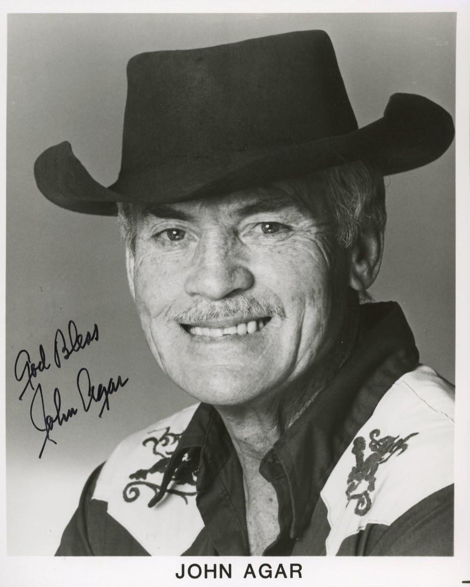 John Agar signed photo | EstateSales.org
