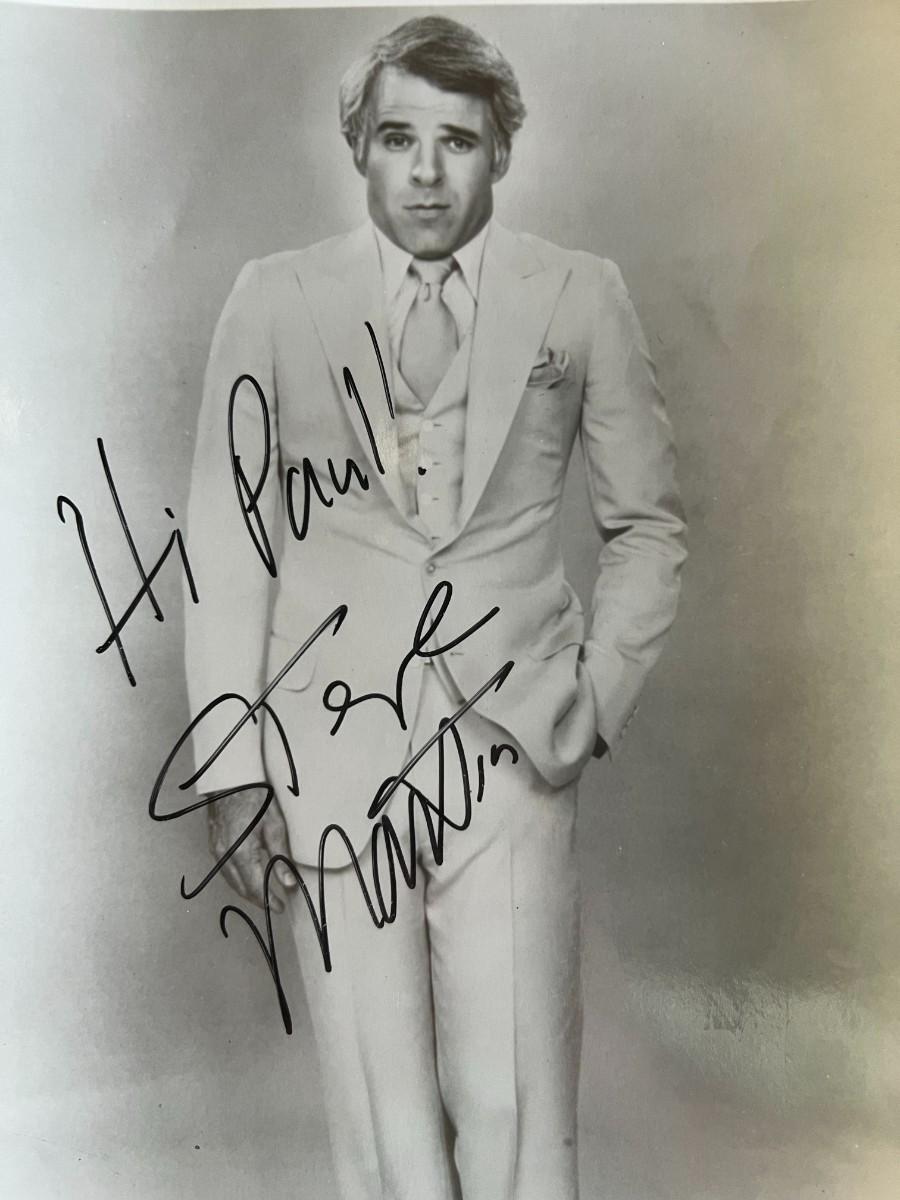 Steve Martin signed photo. GFA authenticated | EstateSales.org
