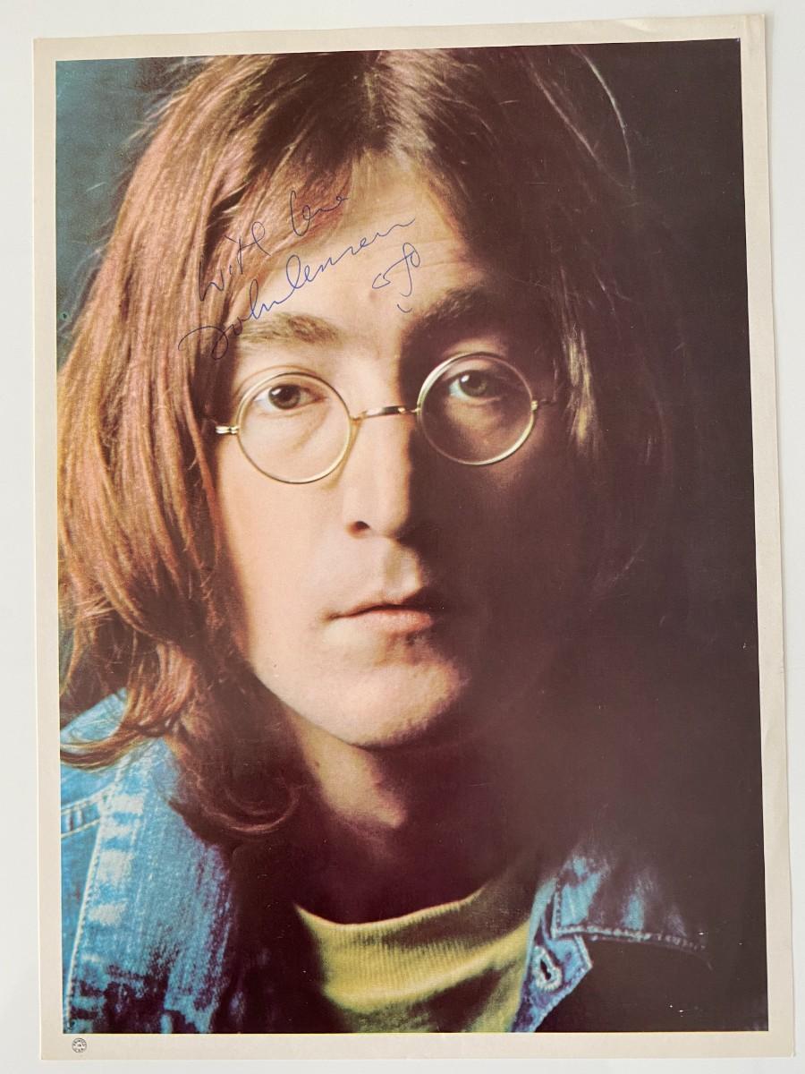 John Lennon signed inscribed photo | EstateSales.org