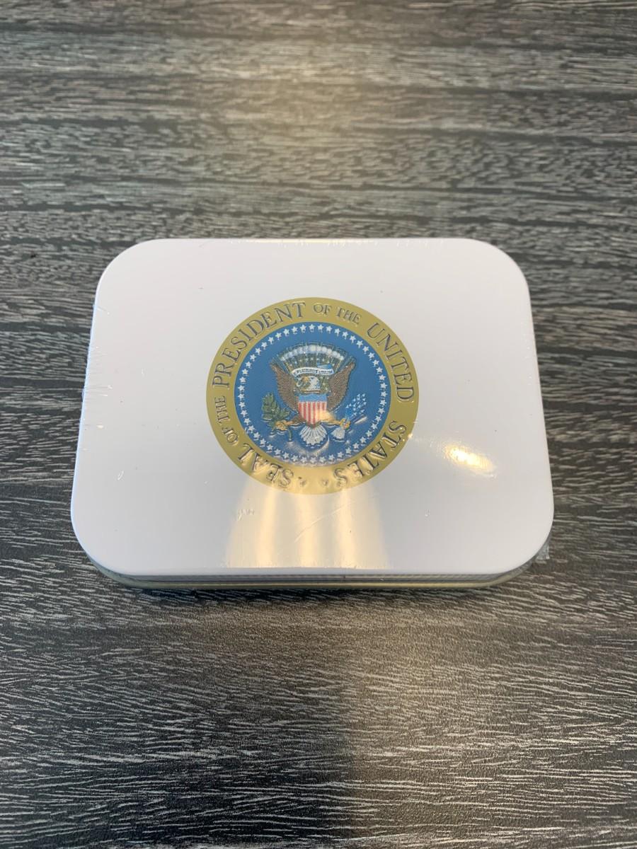 Donald Trump Presidential Seal White House Official tin of MINTS ...