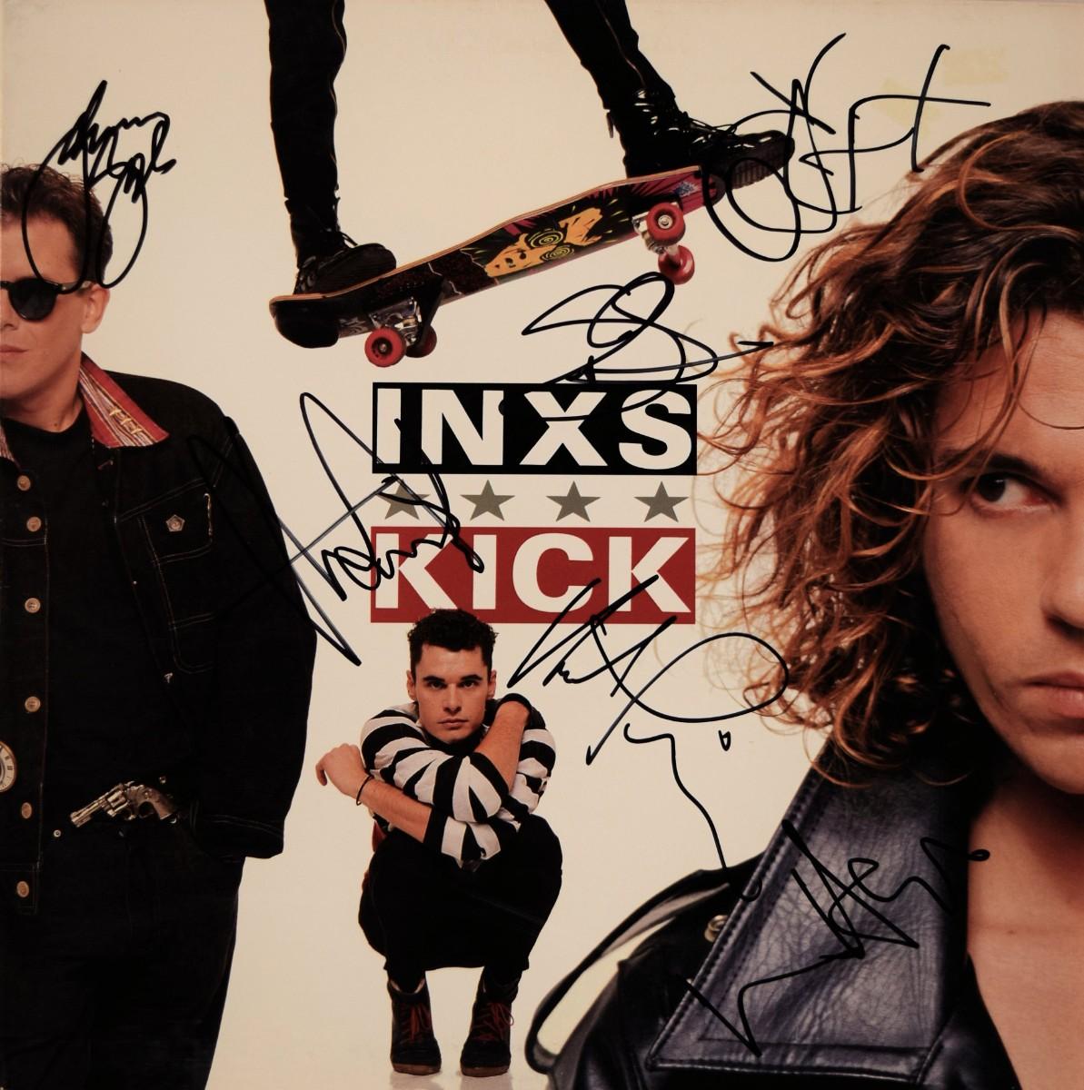 INXS signed Kick album | EstateSales.org