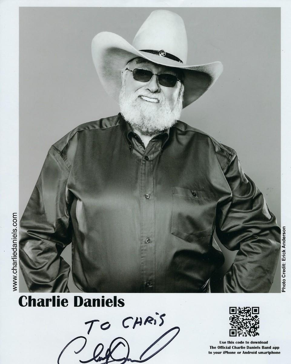 Charlie Daniels signed photo | EstateSales.org